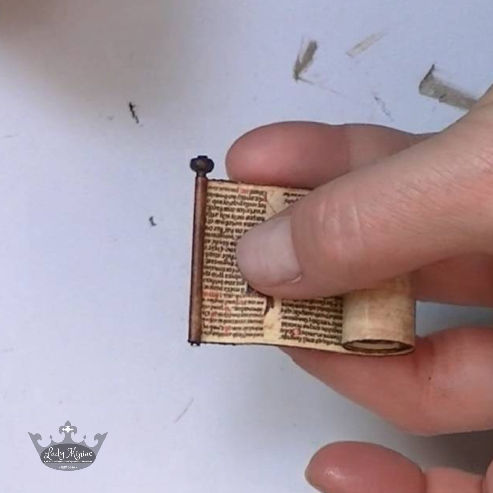 Mini Medieval Illuminated Scrolls - Lady Miniac